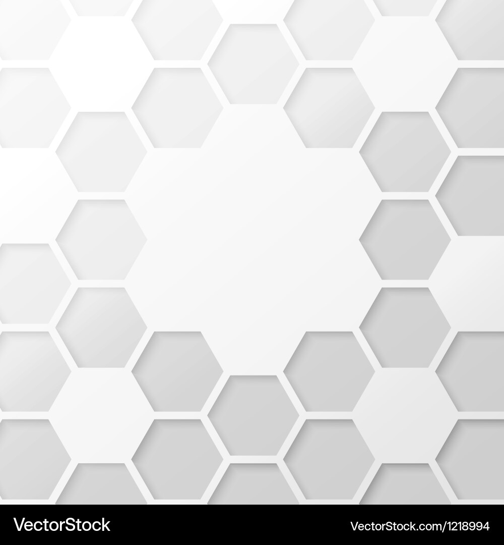 Abstract hexagon background Royalty Free Vector Image