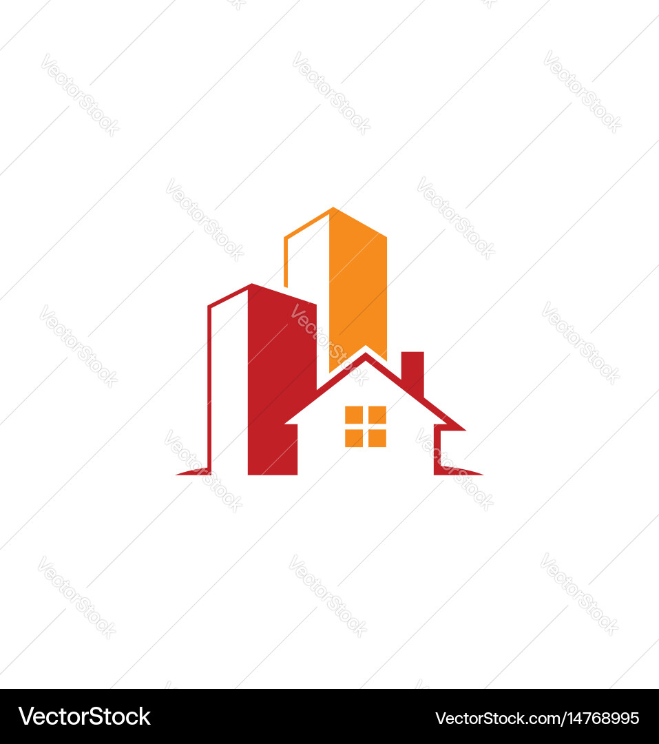 Building house logo Royalty Free Vector Image - VectorStock