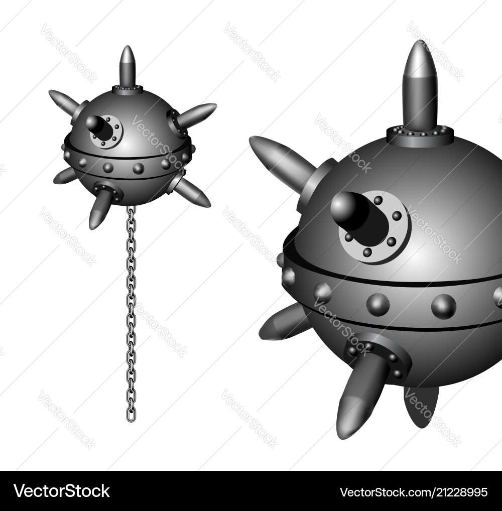 Naval Mine - Explosive Device Royalty Free Vector Image