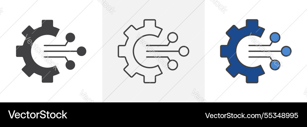 Transform icons pack for website designs Vector Image