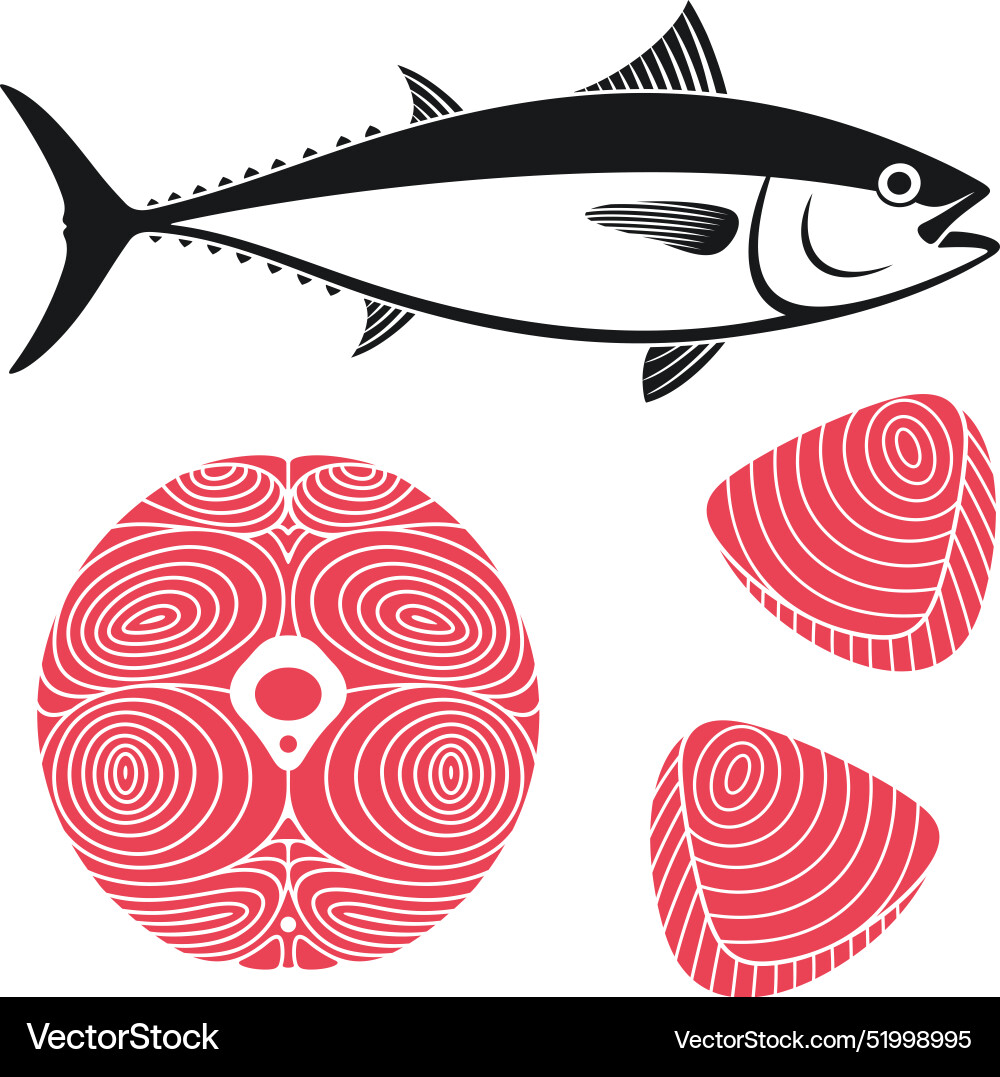 Tuna Royalty Free Vector Image - VectorStock