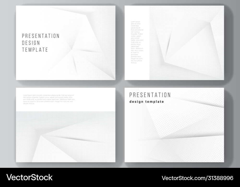 Layout presentation slides design Royalty Free Vector Image