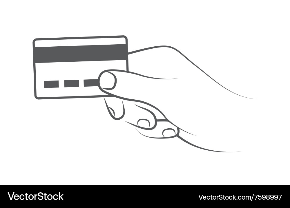 Credit card payment Royalty Free Vector Image - VectorStock