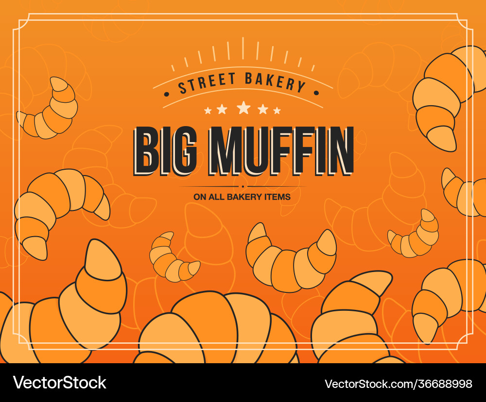 Cover design with baking Royalty Free Vector Image