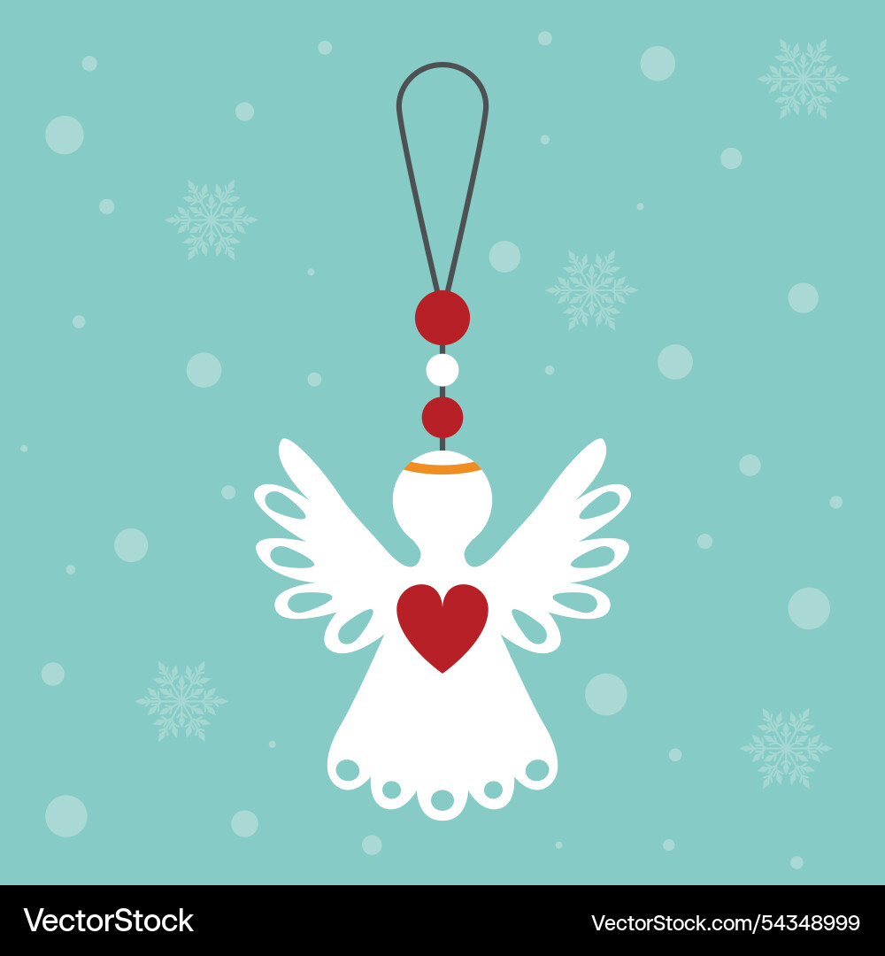 Christmas angel Royalty Free Vector Image - VectorStock