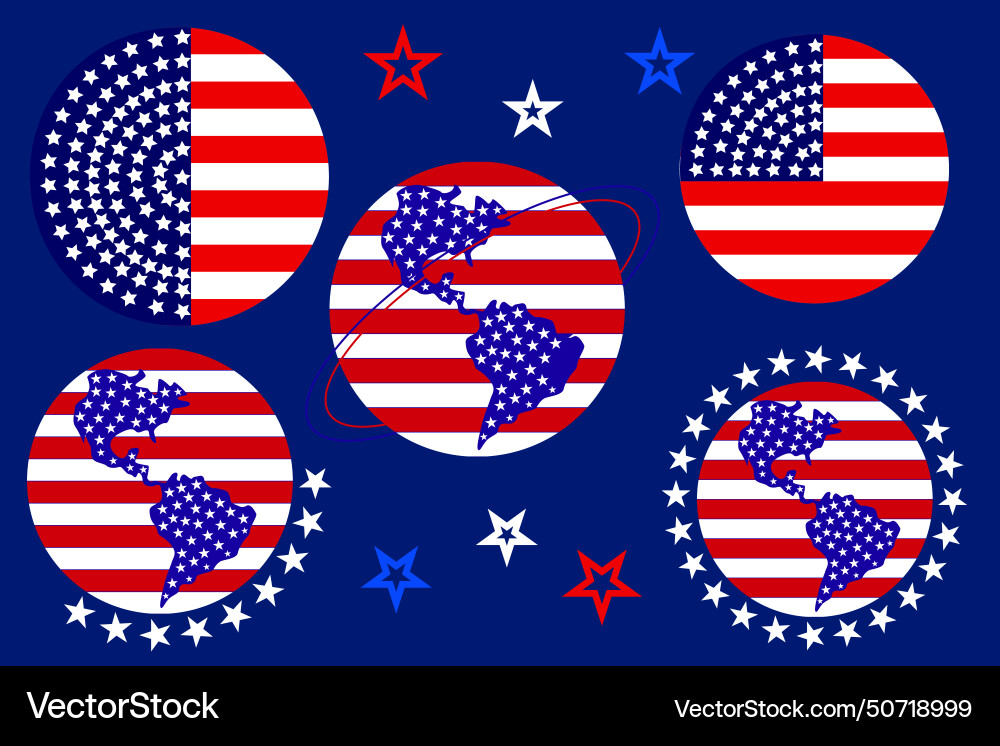 Country flags design Royalty Free Vector Image