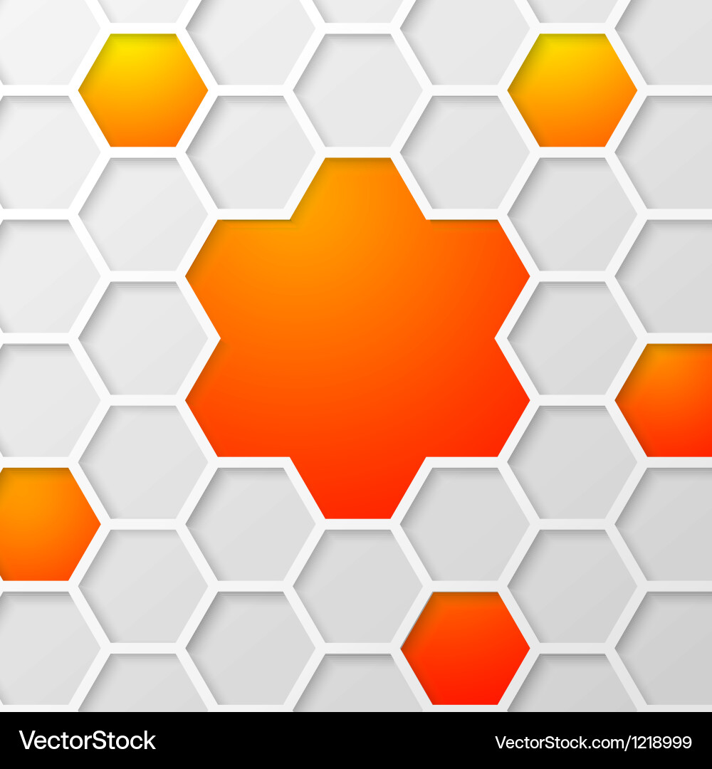 Modern Geometric Hexagon Pattern Royalty Free Vector Image