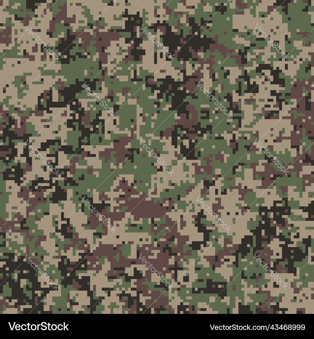 Pixel Army Camo Royalty Free Vector Image - VectorStock