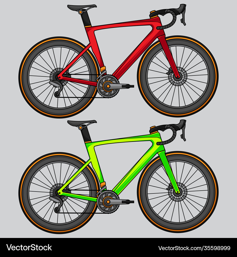 Road bike Royalty Free Vector Image - VectorStock