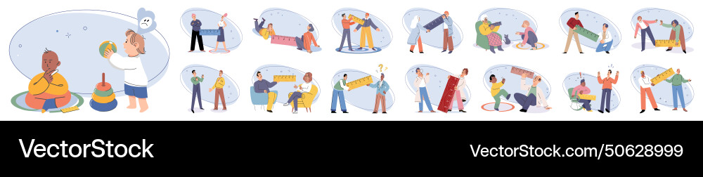 Social relationship friendship is based on mutual Vector Image