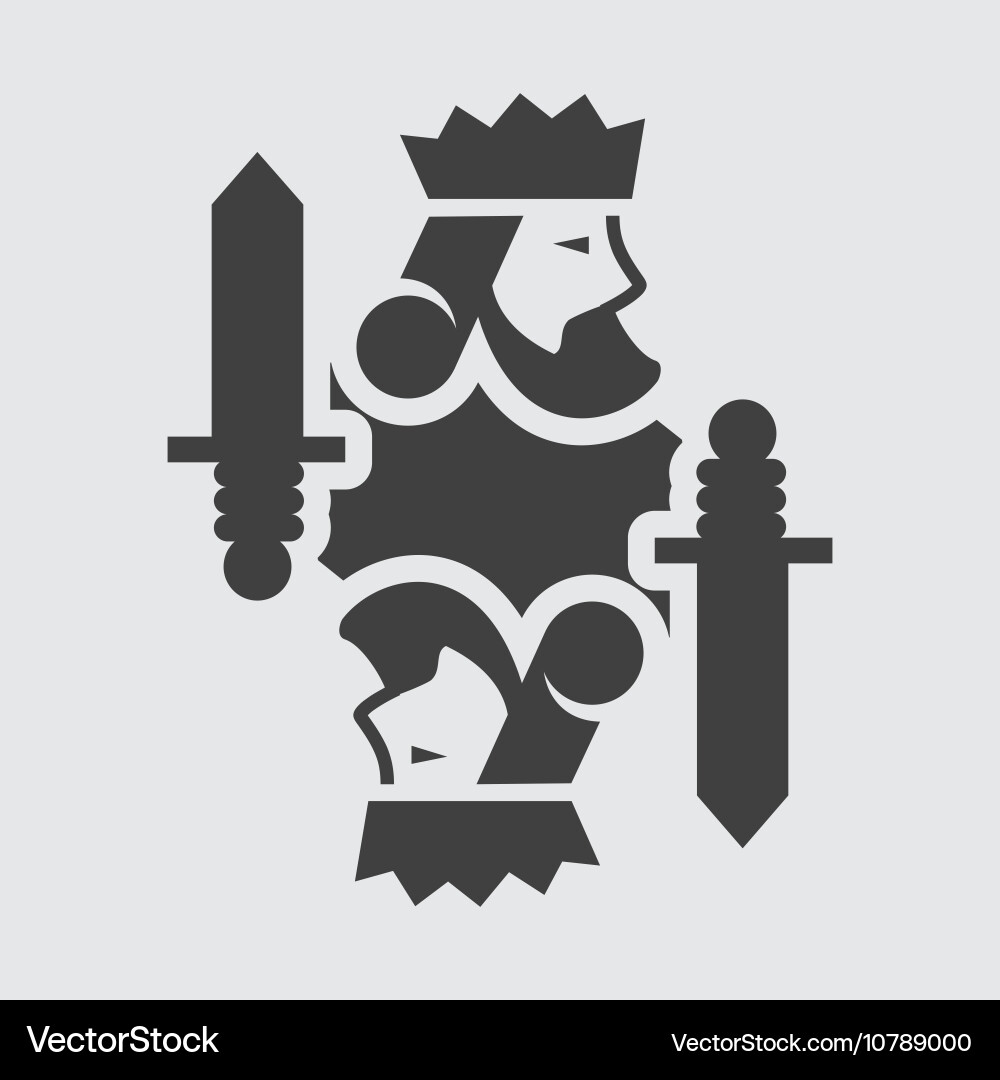 King Card Symbol Twelve Imperial Symbols Playing Cards (Monochrome) By