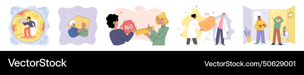 Social relationship unity and cooperation Vector Image