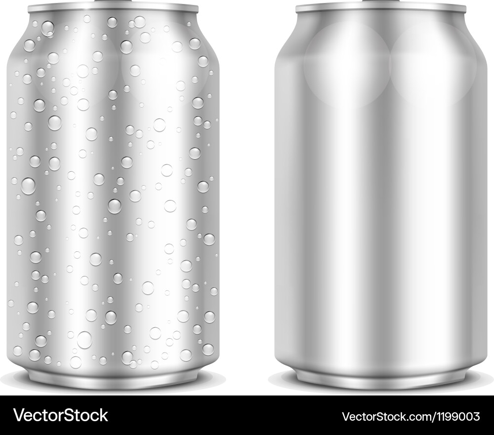Aluminum can Royalty Free Vector Image - VectorStock