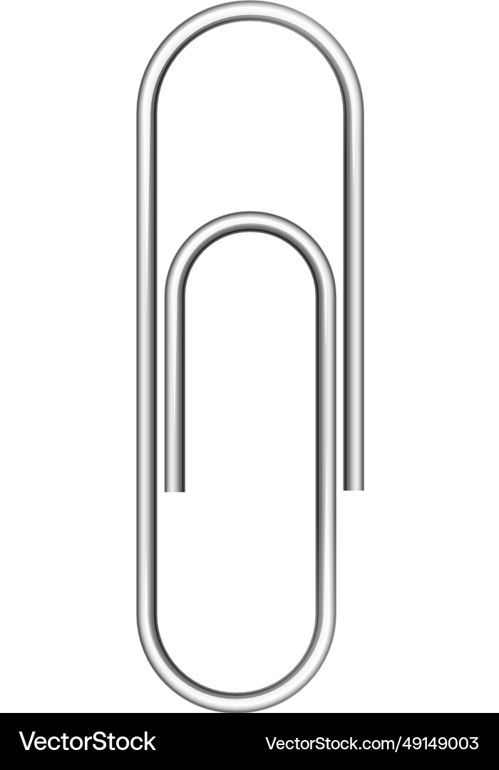 Concept of office clip isolated on white Vector Image