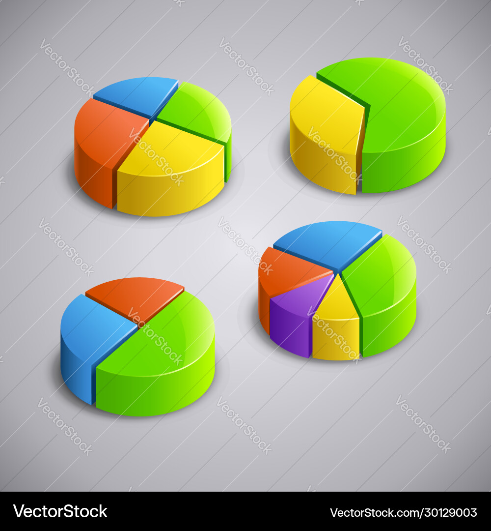 Round diagram Royalty Free Vector Image - VectorStock