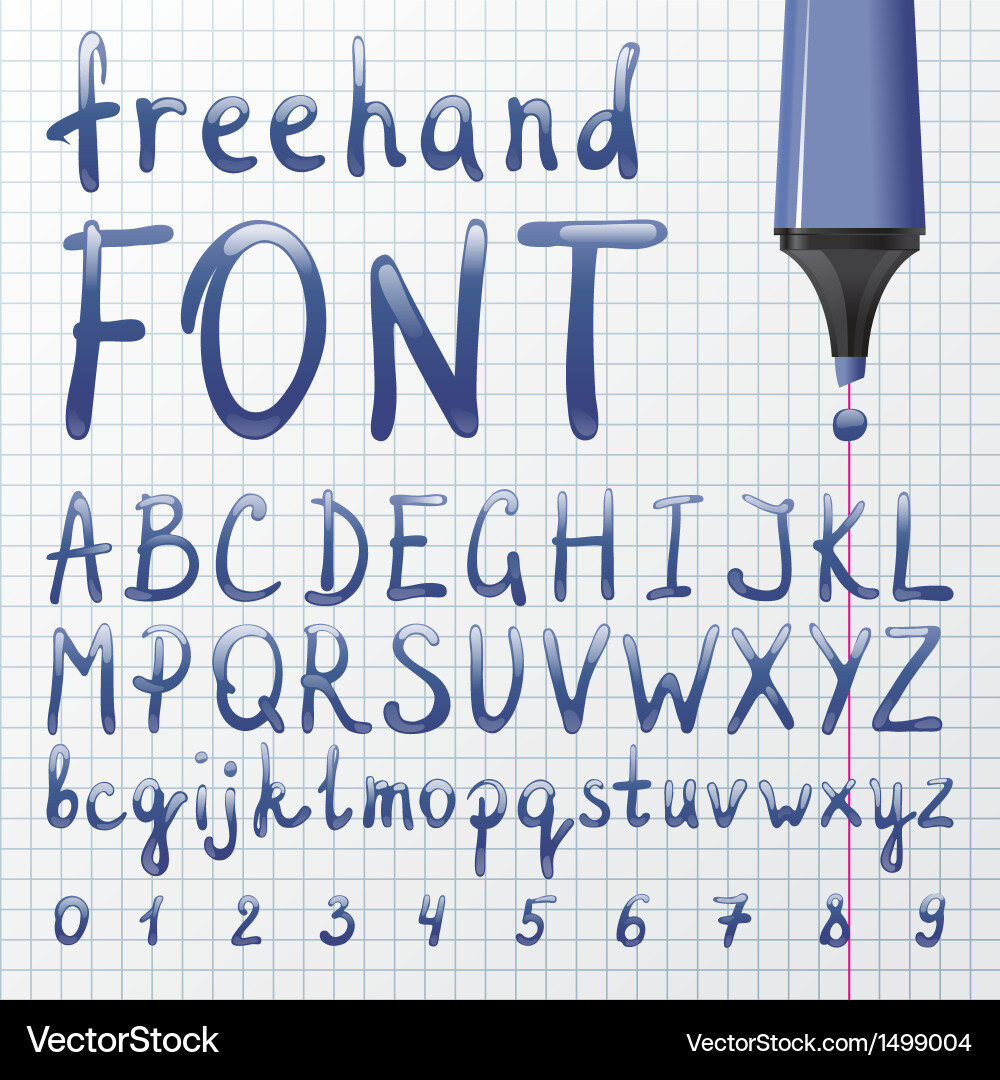 Alphabet Royalty Free Vector Image - VectorStock