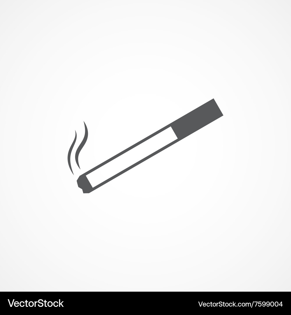 Cigarette icon Royalty Free Vector Image - VectorStock