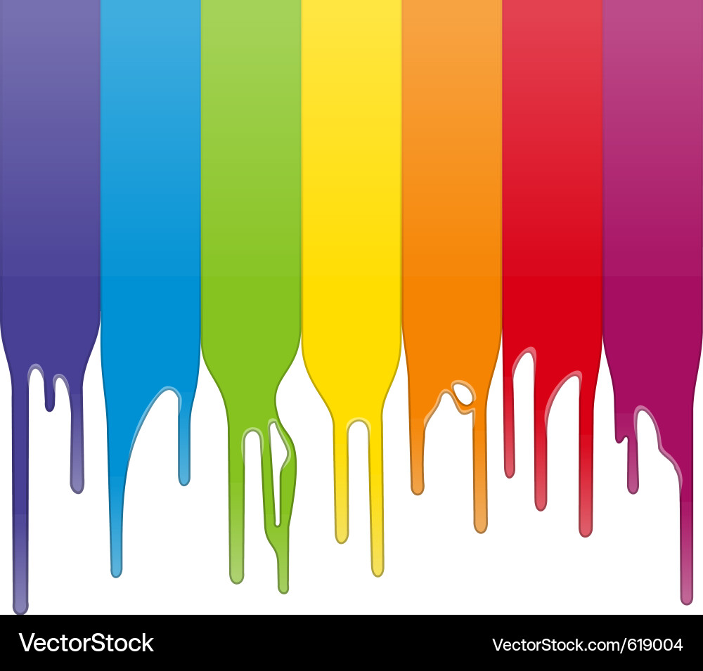 Paint drips Royalty Free Vector Image - VectorStock