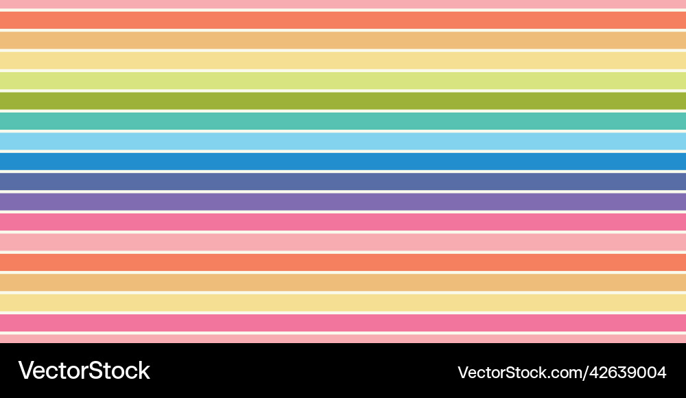 Rainbow stripes background banner fun Royalty Free Vector