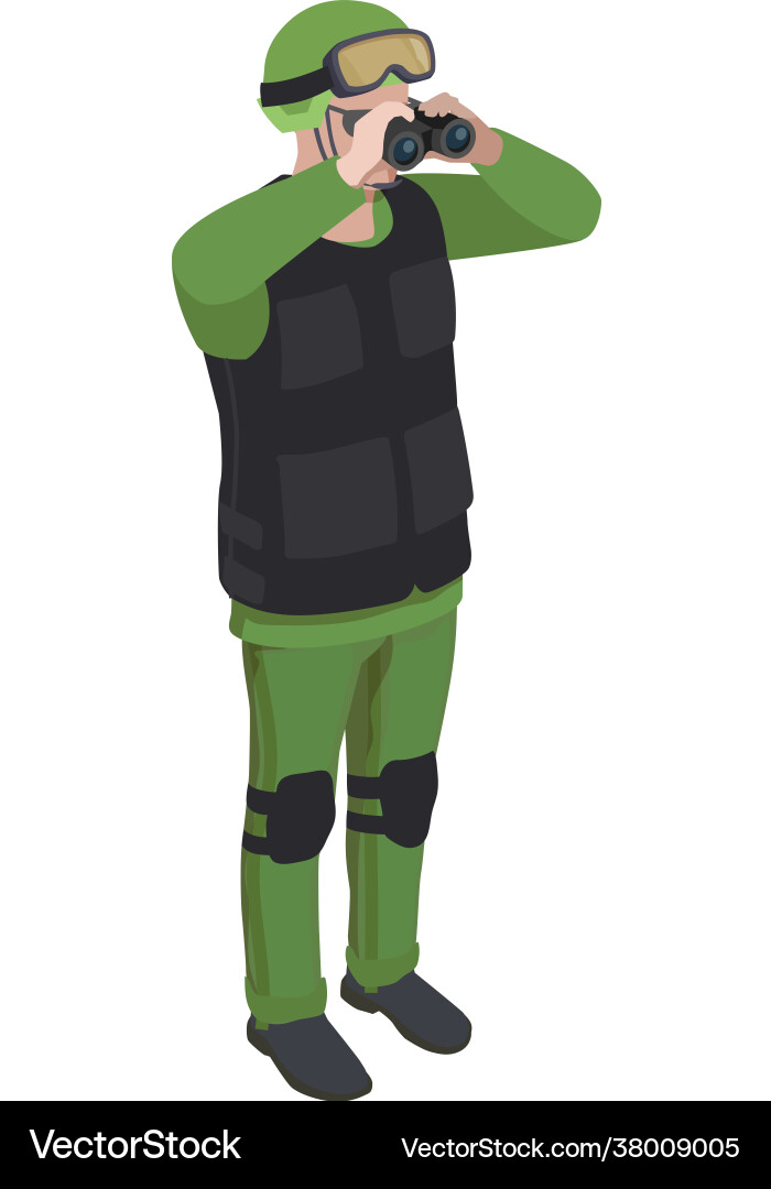 Military man icon Royalty Free Vector Image - VectorStock