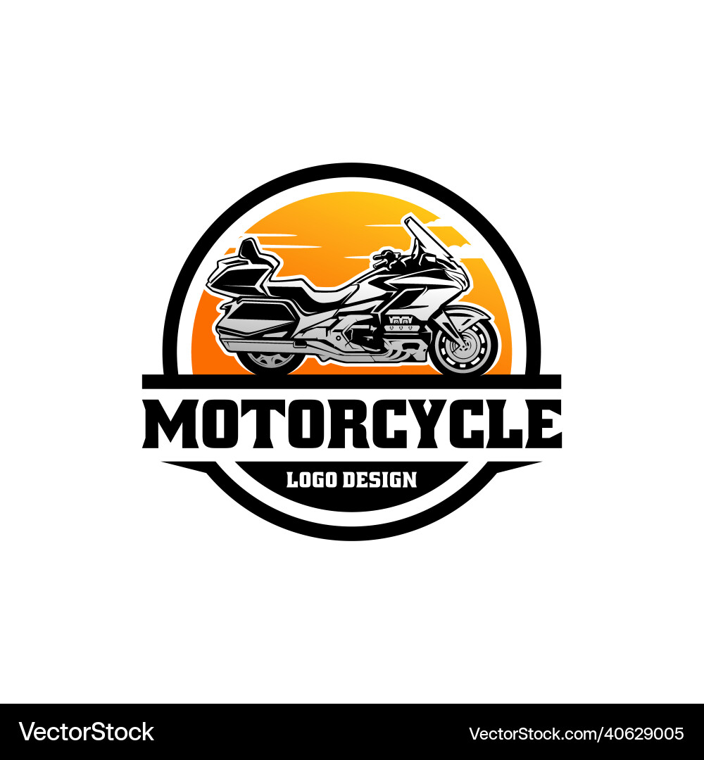 Motorcycle logo Royalty Free Vector Image - VectorStock