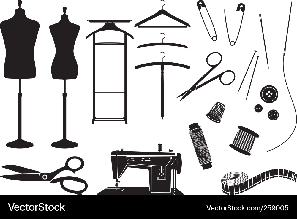 Tailoring Royalty Free Vector Image - VectorStock