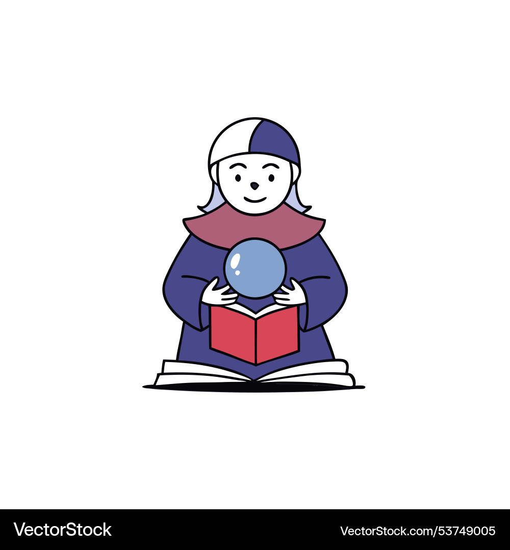 Tarot cards reading divination psychic readings Vector Image