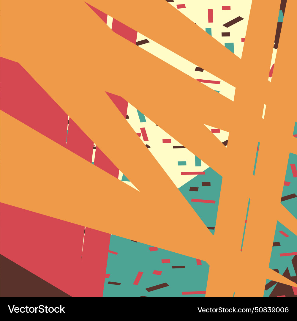 Festive abstract background with confetti Vector Image