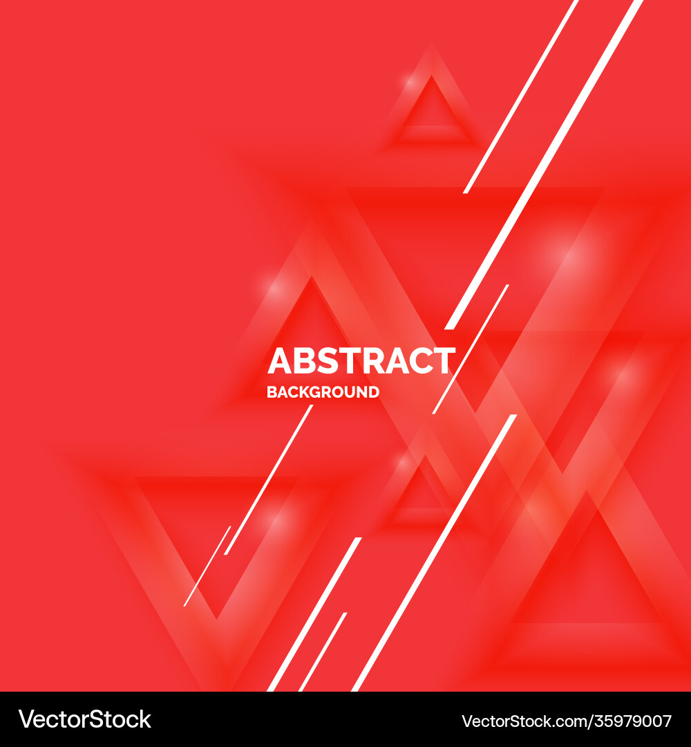 Abstract geometric background design poster Vector Image