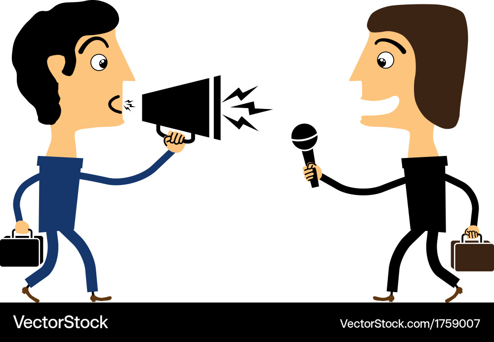 Interview Royalty Free Vector Image - VectorStock