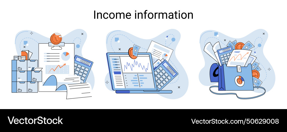 Compensation benefit from symphony financial Vector Image