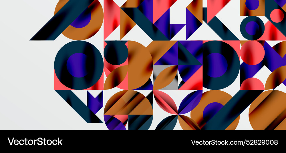 Geometric neo patterns abstract background Vector Image
