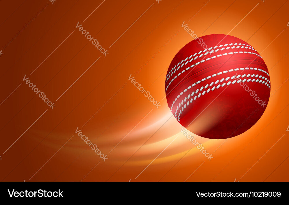 Cricket card Royalty Free Vector Image - VectorStock