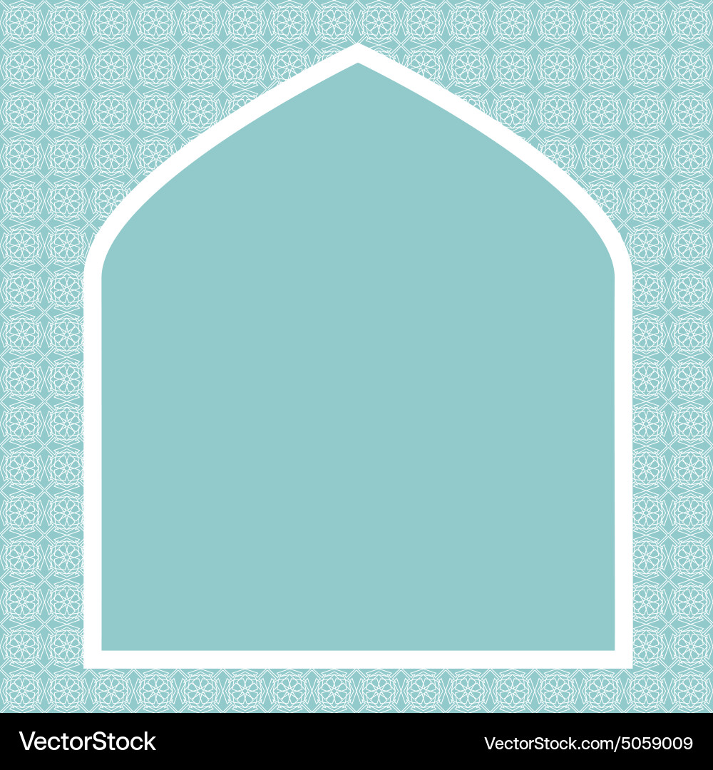 Islamic card Royalty Free Vector Image - VectorStock