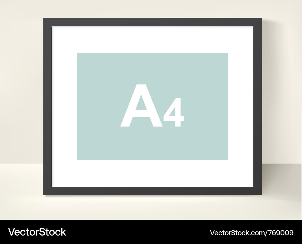 Picture frame Royalty Free Vector Image - VectorStock