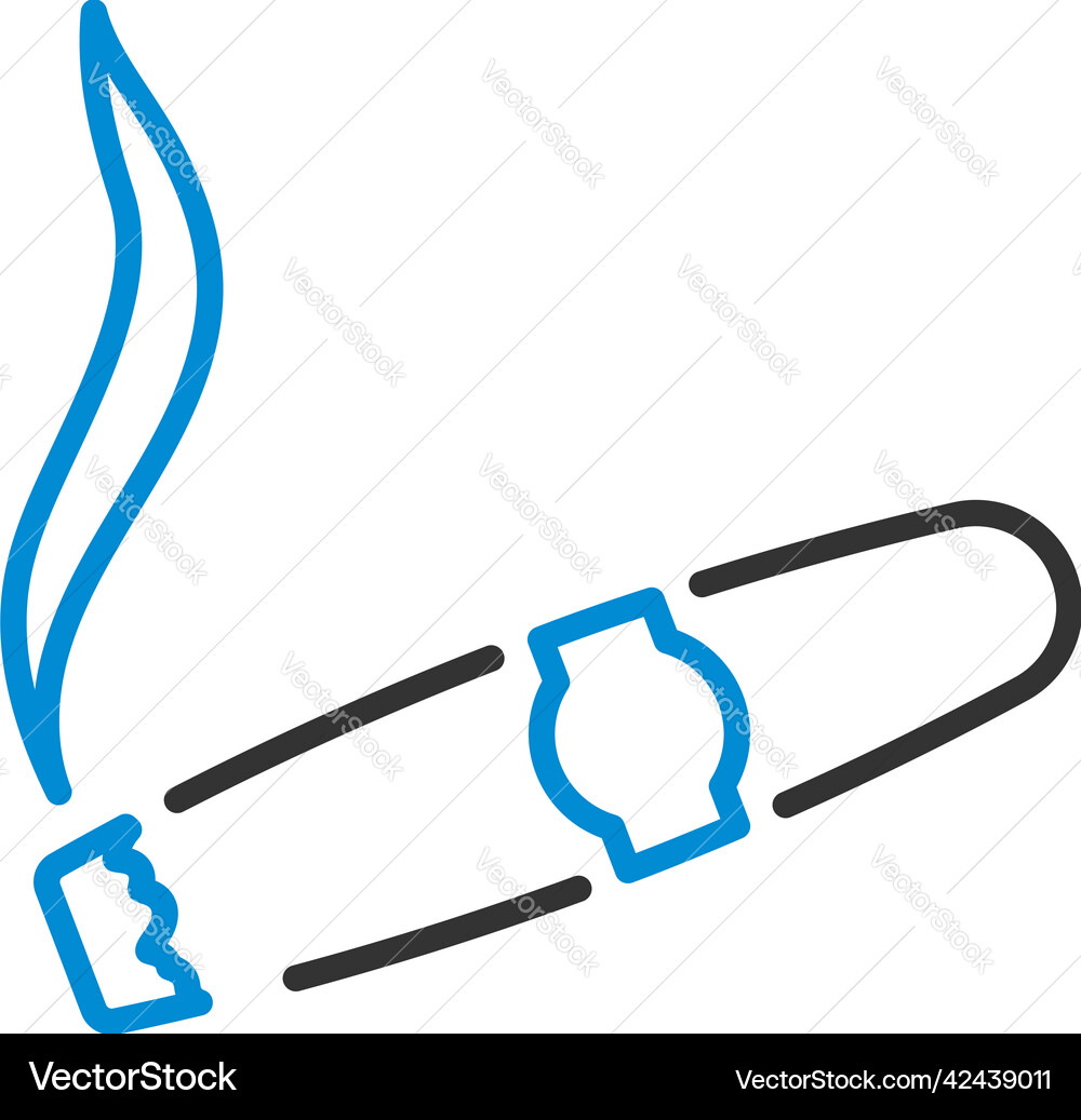 Cigar icon Royalty Free Vector Image - VectorStock