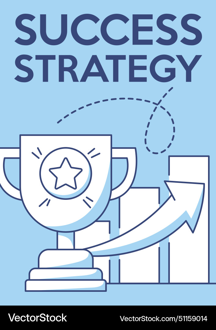 Award in the form of a goblet performance Vector Image