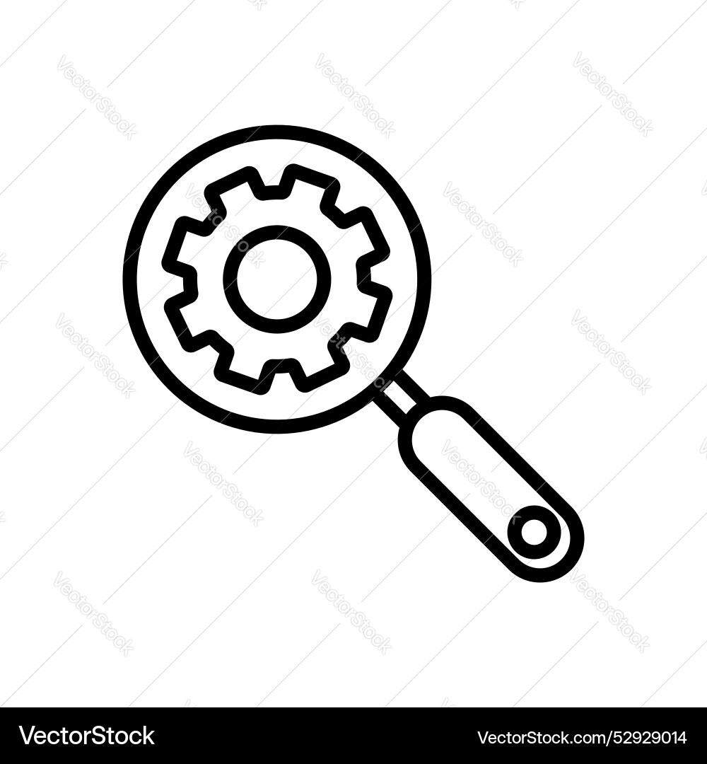 Search engine optimization icon Royalty Free Vector Image
