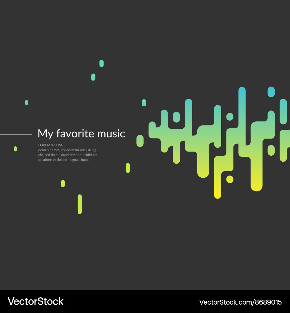 Abstract Sound Wave Background Royalty Free Vector Image