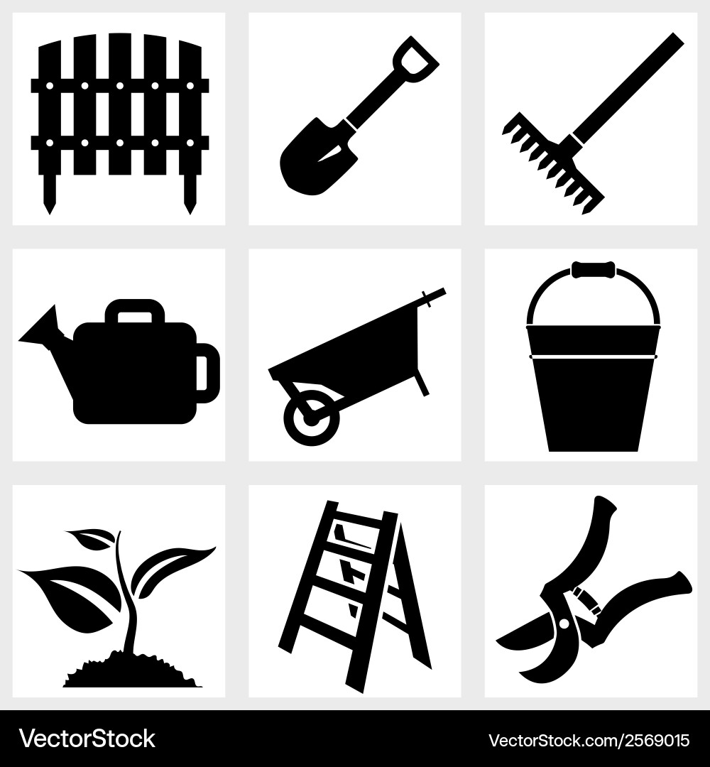 Garden icon Royalty Free Vector Image - VectorStock