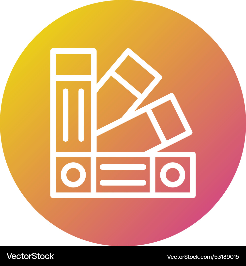 Pantone icon design Royalty Free Vector Image - VectorStock