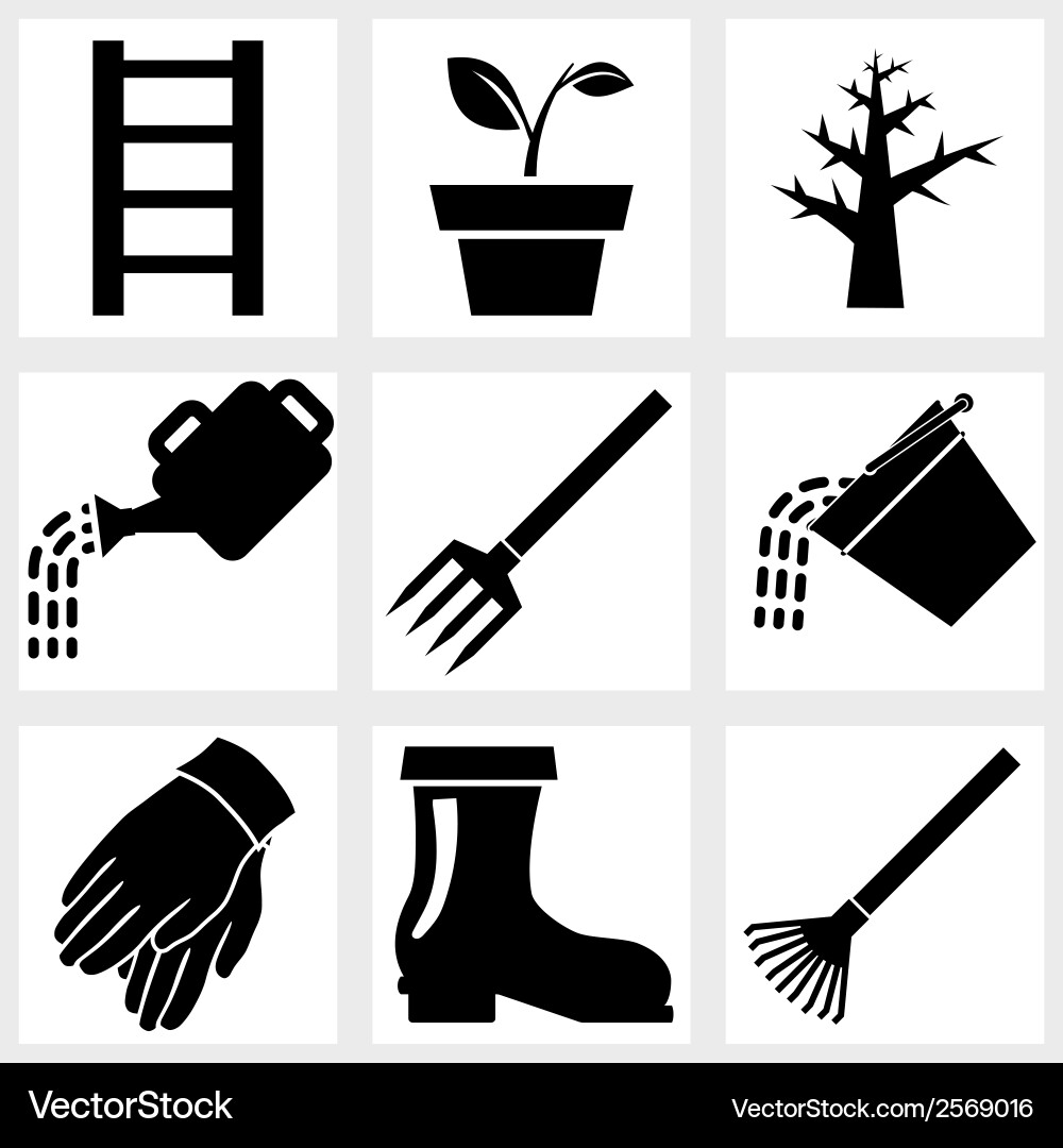 Garden icon Royalty Free Vector Image - VectorStock