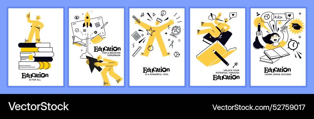 Education concepts Royalty Free Vector Image - VectorStock