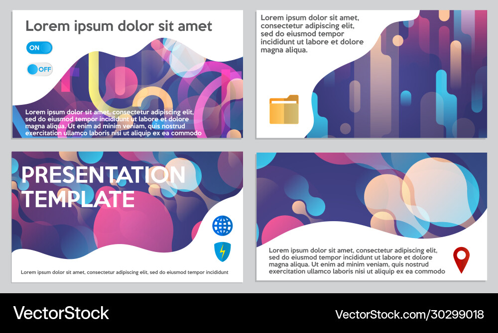 Abstract binder layout white a4 brochure cover Vector Image