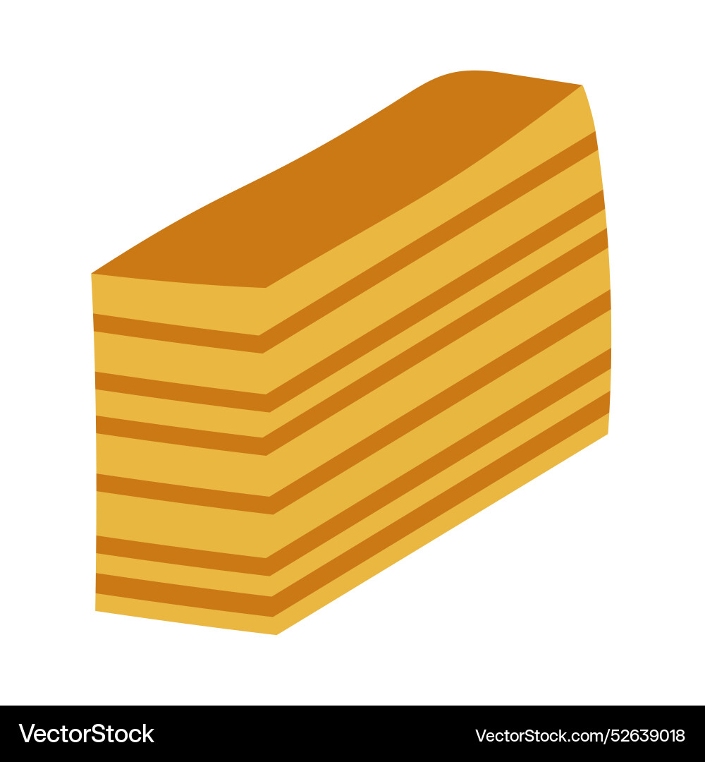 Kue lapis legit Royalty Free Vector Image - VectorStock