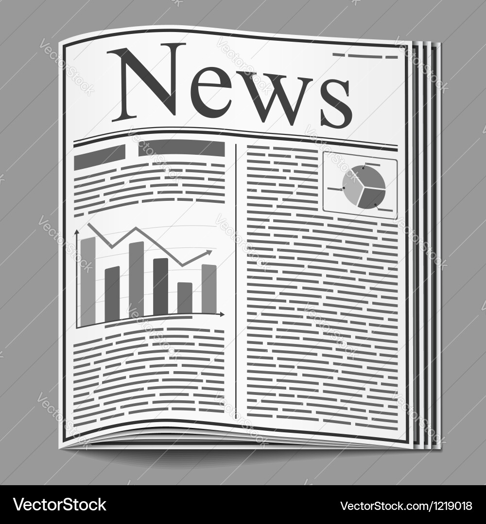 Newspaper Royalty Free Vector Image - VectorStock