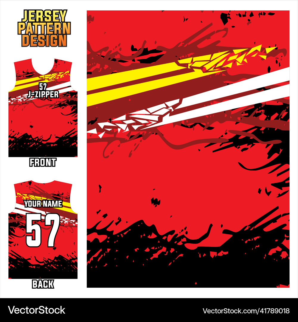 Sublimation Jersey Pattern - Abstract Lines Vector Image