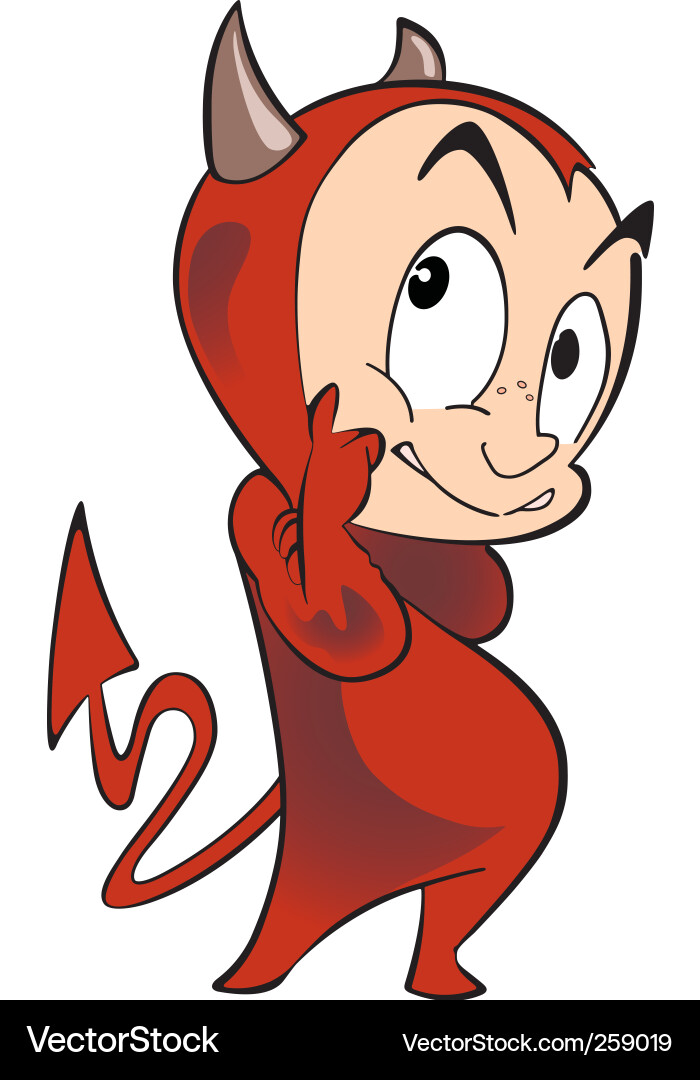 Devil Devilish Cartoon Vector Images (over 150)