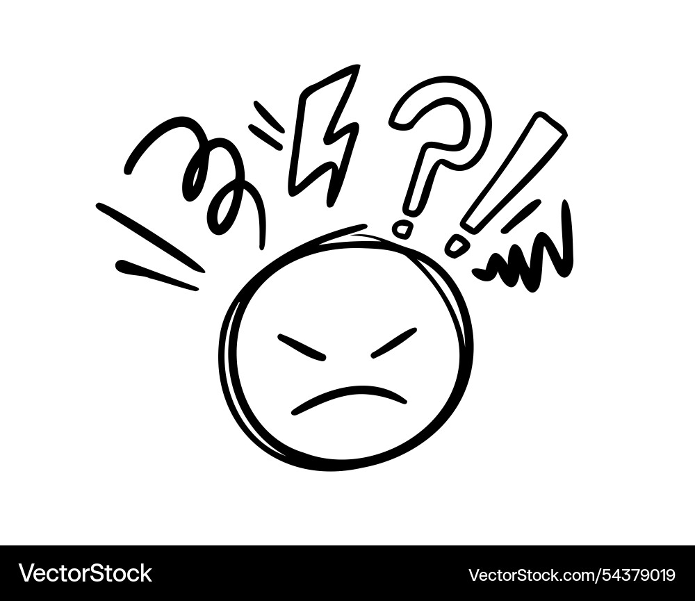 Negative thinking bad experience feedback hand Vector Image