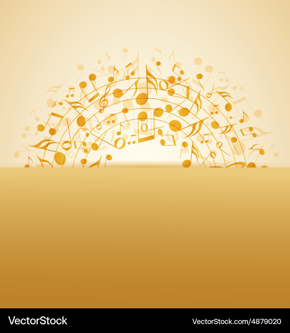 Abstract Music Banner Royalty Free Vector Image